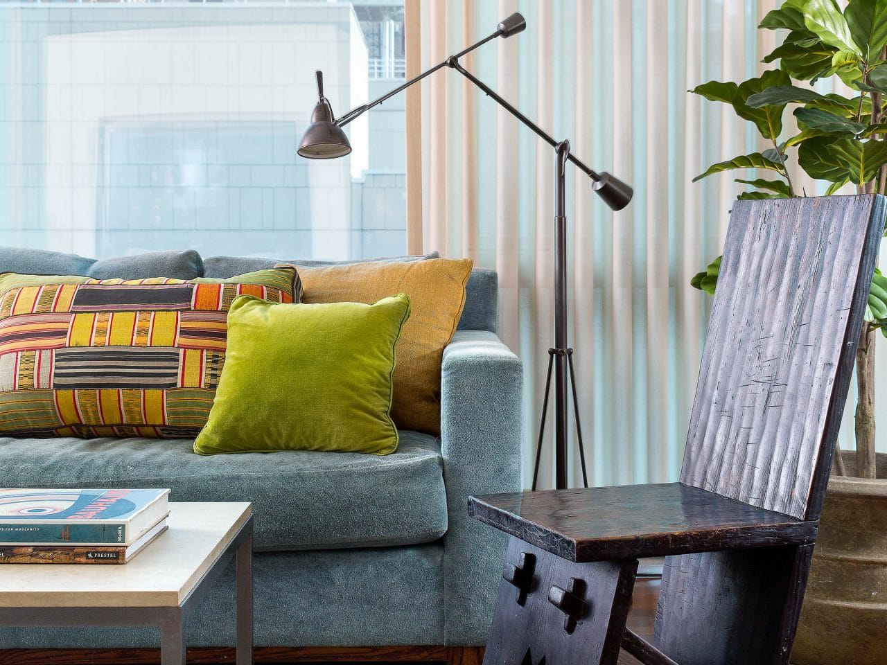 High-Rise Duplex Apartment - NYC - New York Interior Designer - Glenn ...